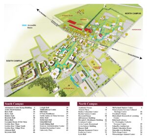 campus-parking-map-nutcracker | Berks Ballet Theatre